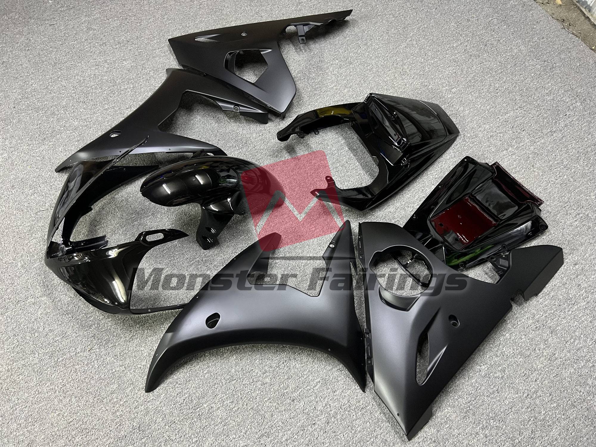Matte Black Gold - R6 05 - Monster Fairings