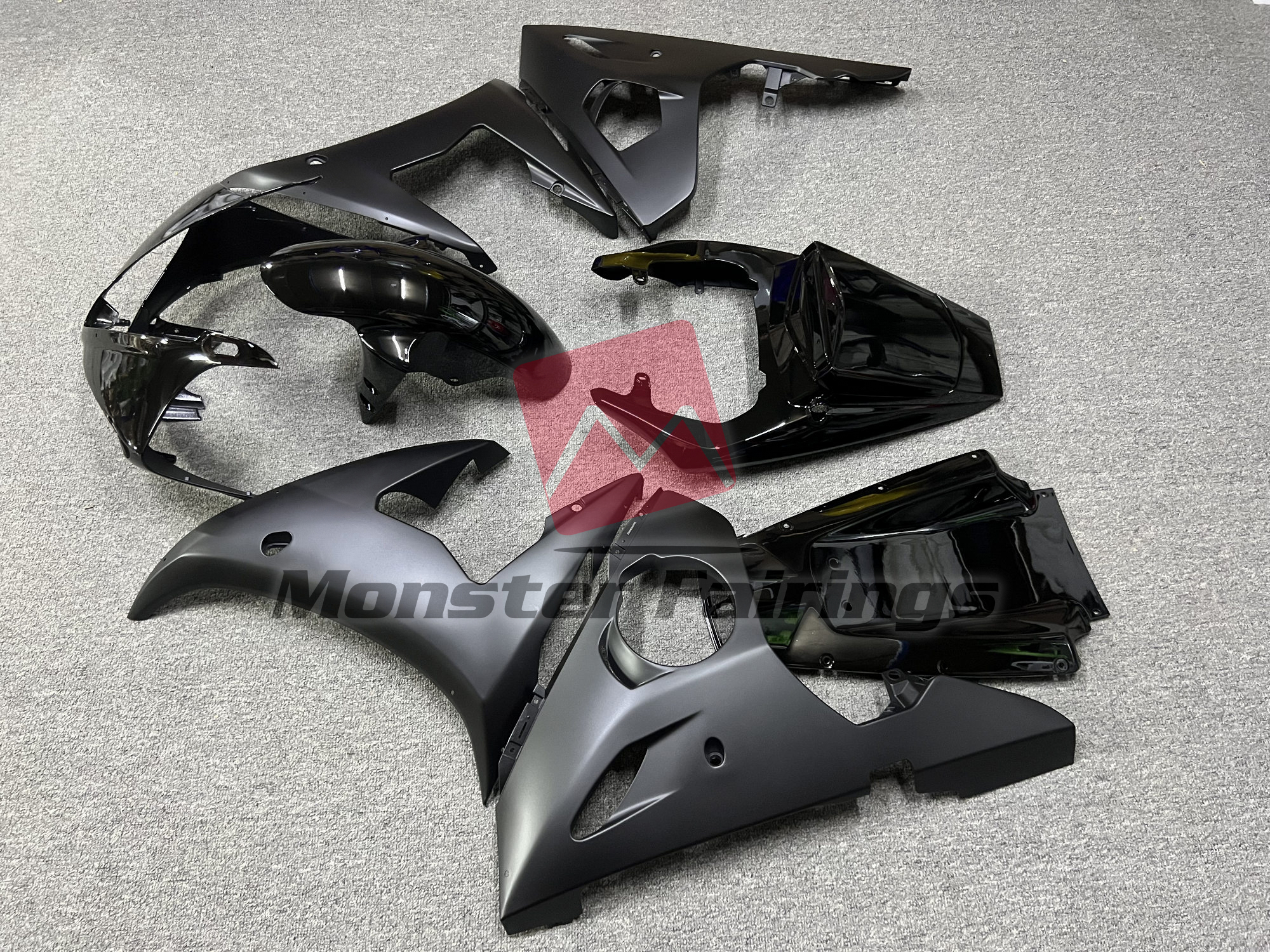 Matte Black Gold - R6 05 - Monster Fairings