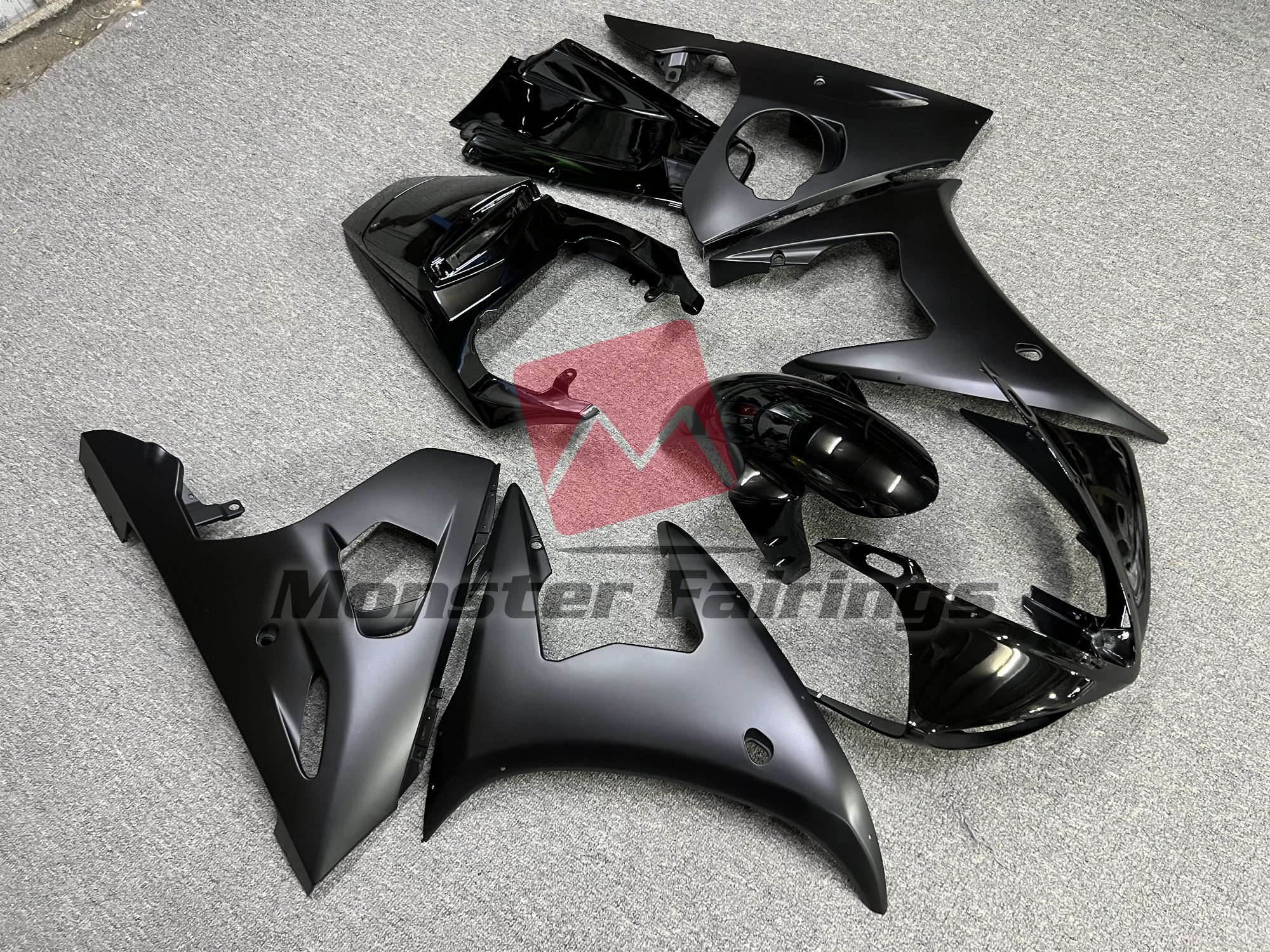 Matte Black Gold - R6 05 - Monster Fairings