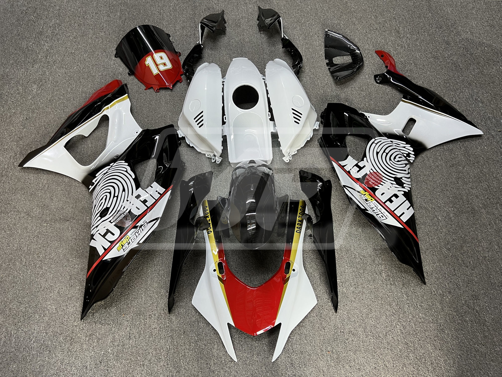 Yamaha R7 2021-2025 FingerPrint ABS Fairings | Monster Fairings