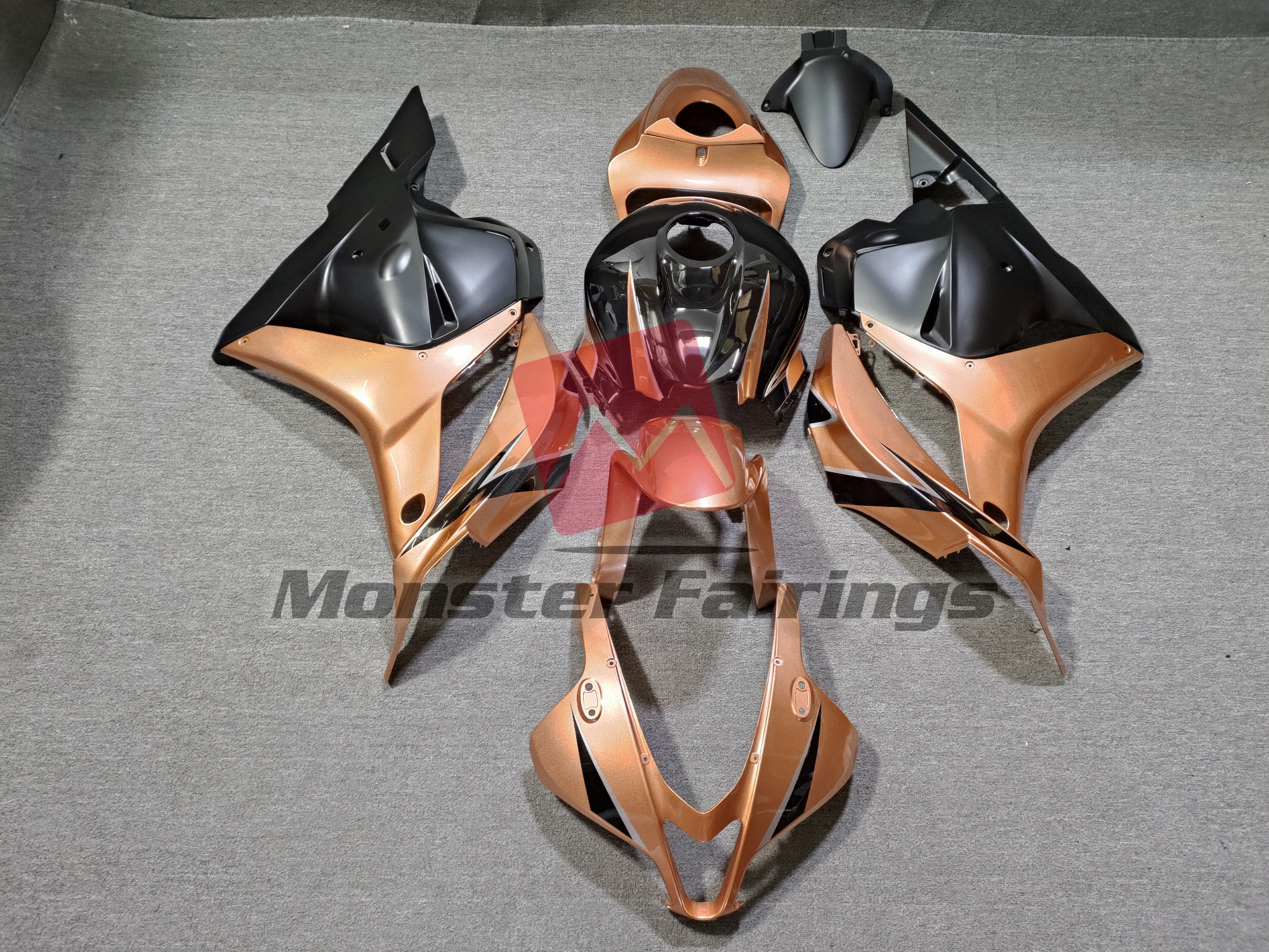 Honda CBR600RR 2009-2012 Candy Bronze ABS Fairings | Monster Fairings