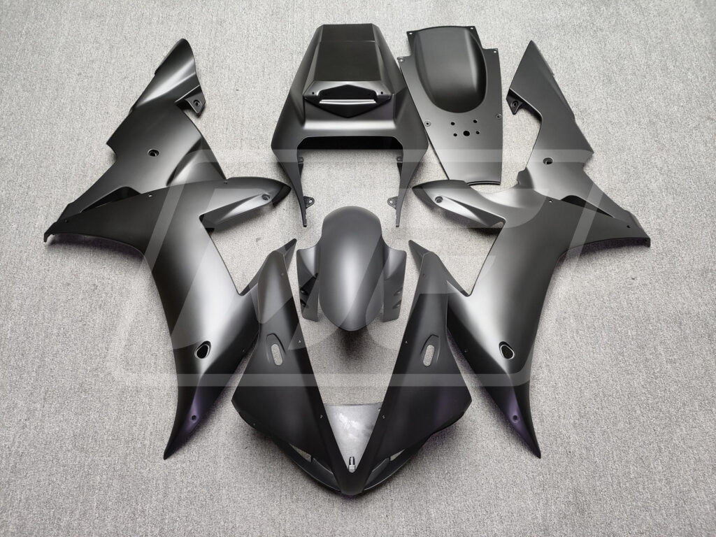 Yamaha R1 2002-2003 Matte Black ABS Fairings | Monster Fairings
